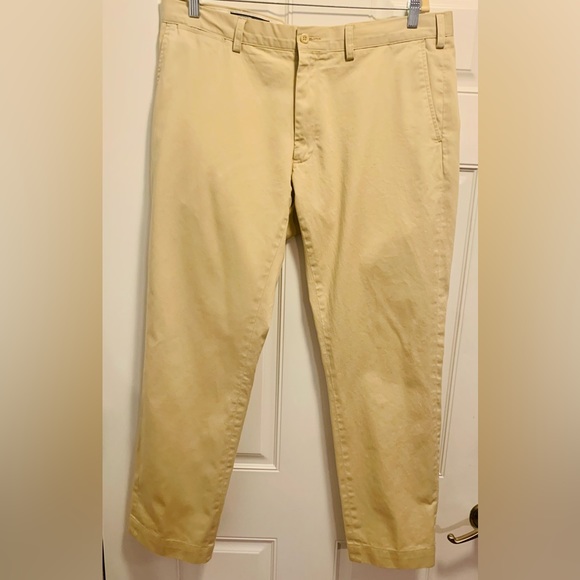 Polo Ralph Lauren | Pants | Polo Ralph Lauren Tan Chino Pants Mens 38 X 32 Flatfront Casual 5 ...